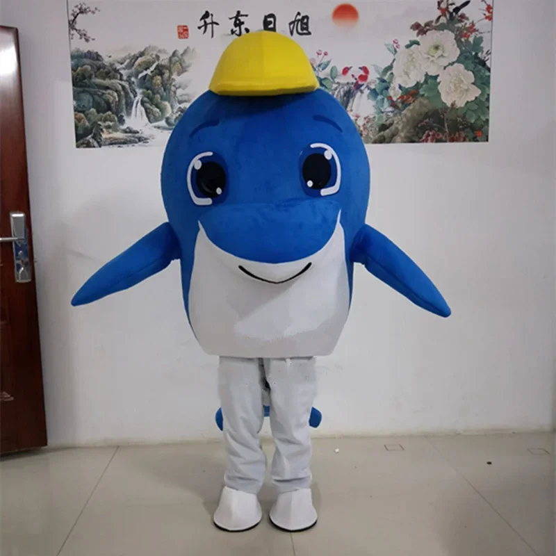 Sea-Animal-Outfit-Lovely-Dolphin-Mascot-Costume-Party-Suit-Adult-Size ...