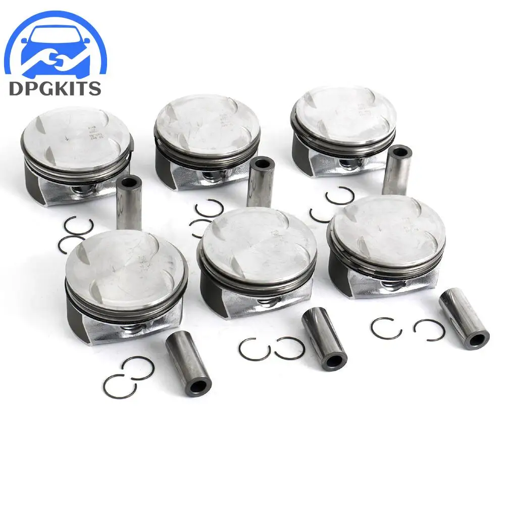 6pcs 2720304317 2720302217 2720309717 2720308917 Piston & Ring Set For ...