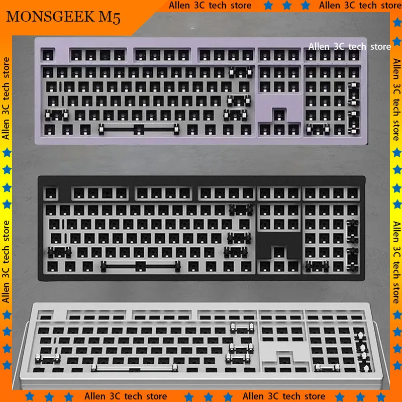 MONSGEEK-M5-Mechanical-Keyboard-DIY-Kits-108Keys-Full-Size-Aluminium ...