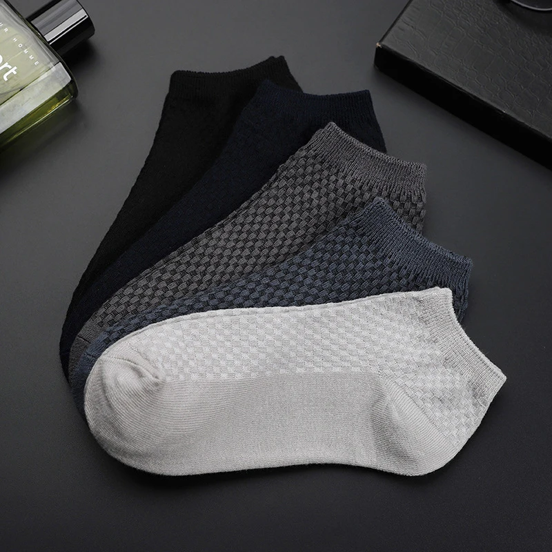 Men's Socks Bamboo 5 Pairs | Bamboo Fiber Socks - 5 Pairs High Quality ...