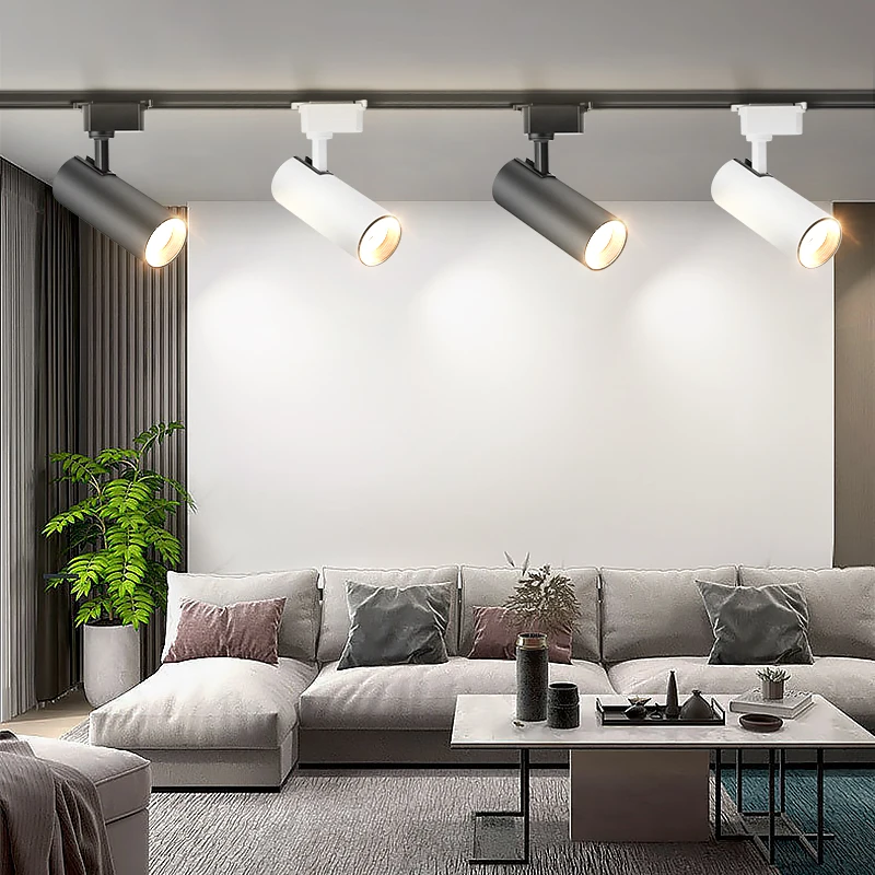 New-Led-Track-Light-Set-165-265V-40W-Spot-Led-Rail-Track-Ceiling-Lamp ...