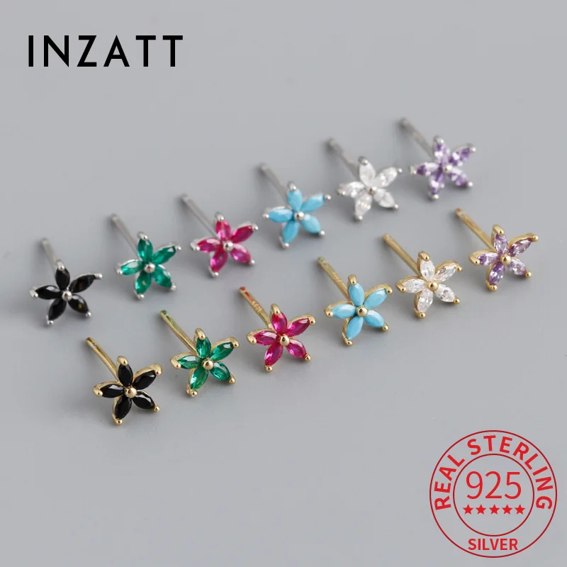 INZATT-pendientes-de-plata-de-primera-ley-y-circ-n-para-mujer-aretes ...