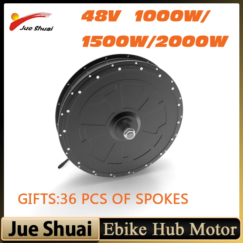 Electric Bike Hub Motor 48V 1000W High Power Motor Wheel Brushless Hub ...