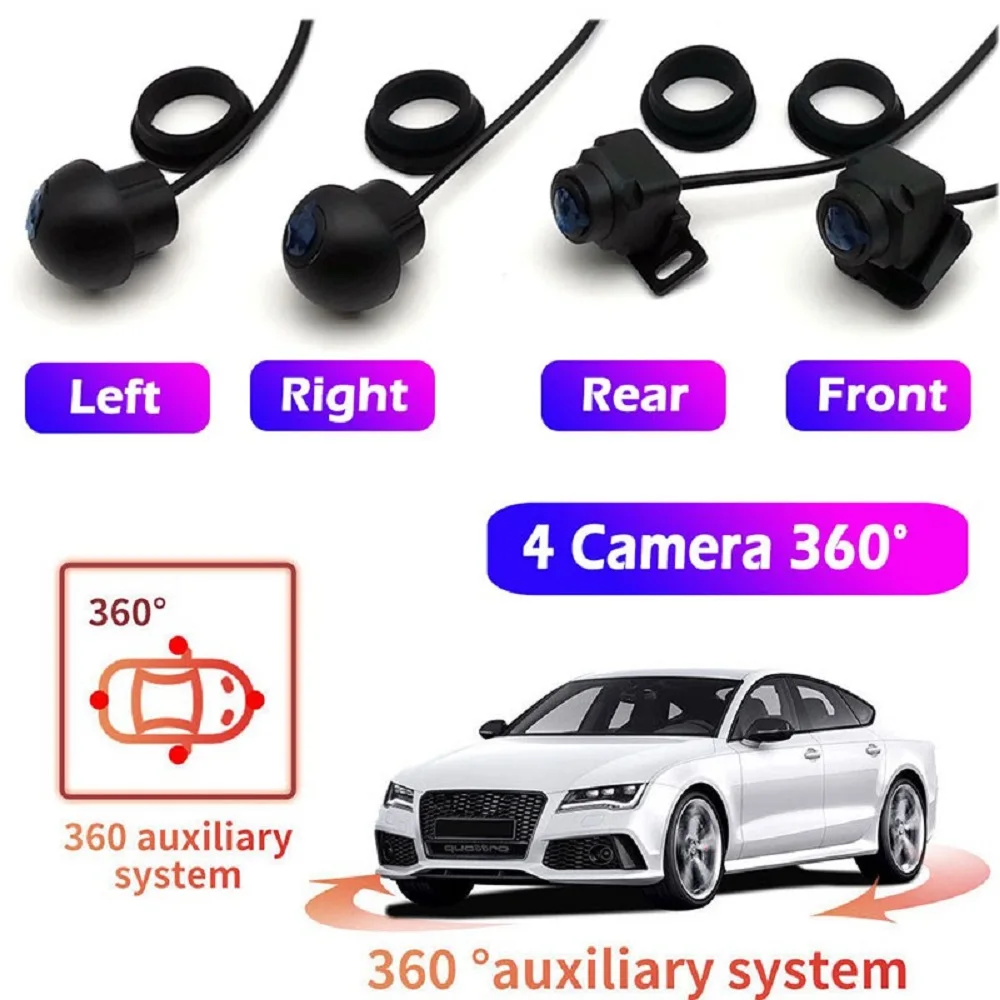 360 Car Camera 360 on the Car Around View Side 3d Camera Multi-angle ...