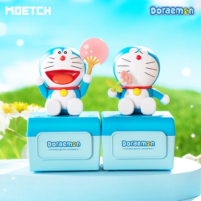 Moetch Doraemon Mystery Box Kawaii Music Box Blind Boxe Anime Action ...