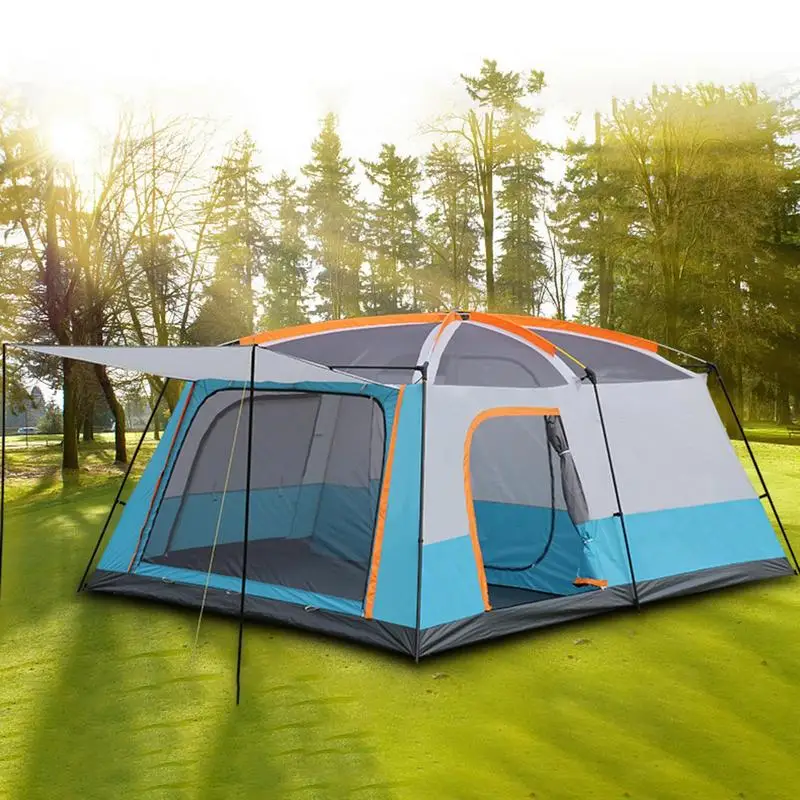 Outdoor-Camping-Tent-Waterproof-Family-Dome-Tent-Spacious-Camping-Tent ...