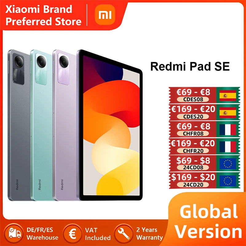 Xiaomi-Tableta-Redmi-Pad-SE-Mi-versi-n-Global-4GB-128GB-Snapdragon-680 ...