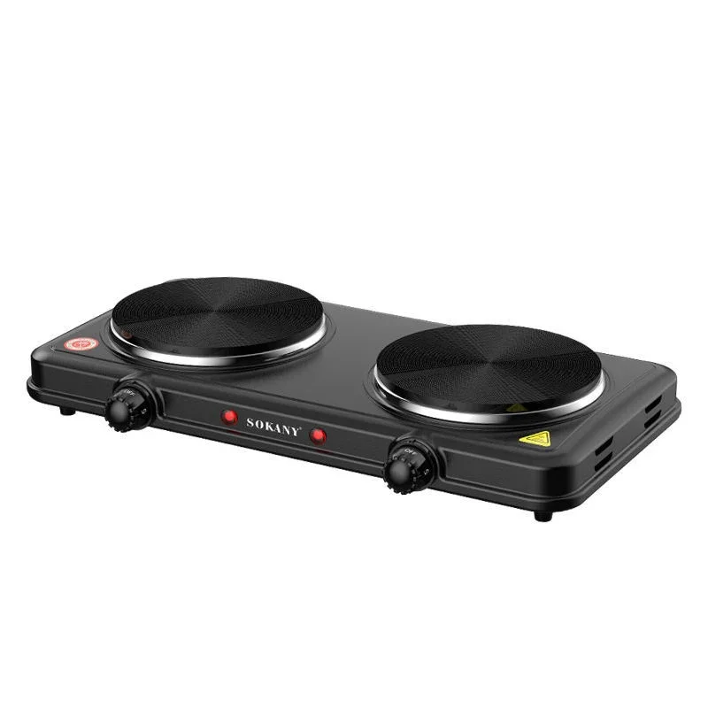 Fog-o-De-Placa-Quente-S-lida-Dupla-El-trica-Port-til-Cozinhe-Top-Cooker ...