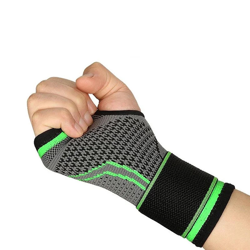 Compression Wrist Brace With Pressure Belt Sport Protection Wristband Knitting Pressurized Wrist