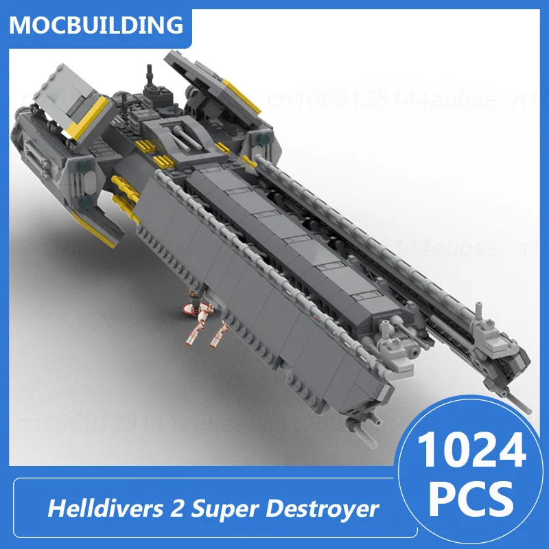 Helldivers-2-Super-Destroyer-Model-Moc-Building-Blocks-Diy-Assemble ...