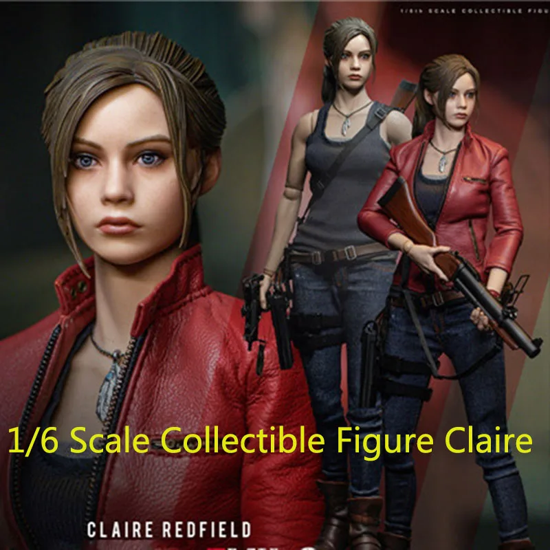 In Stock 1/6 Women Soldier Claire Redfield With Weapon Full Set 12 ...