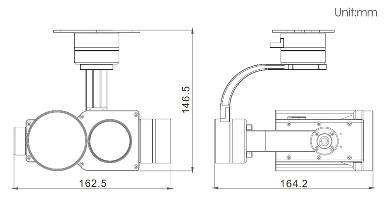 Drone UAV Target Tracking 30x Zoom Visible Optical Camera Infrared ...