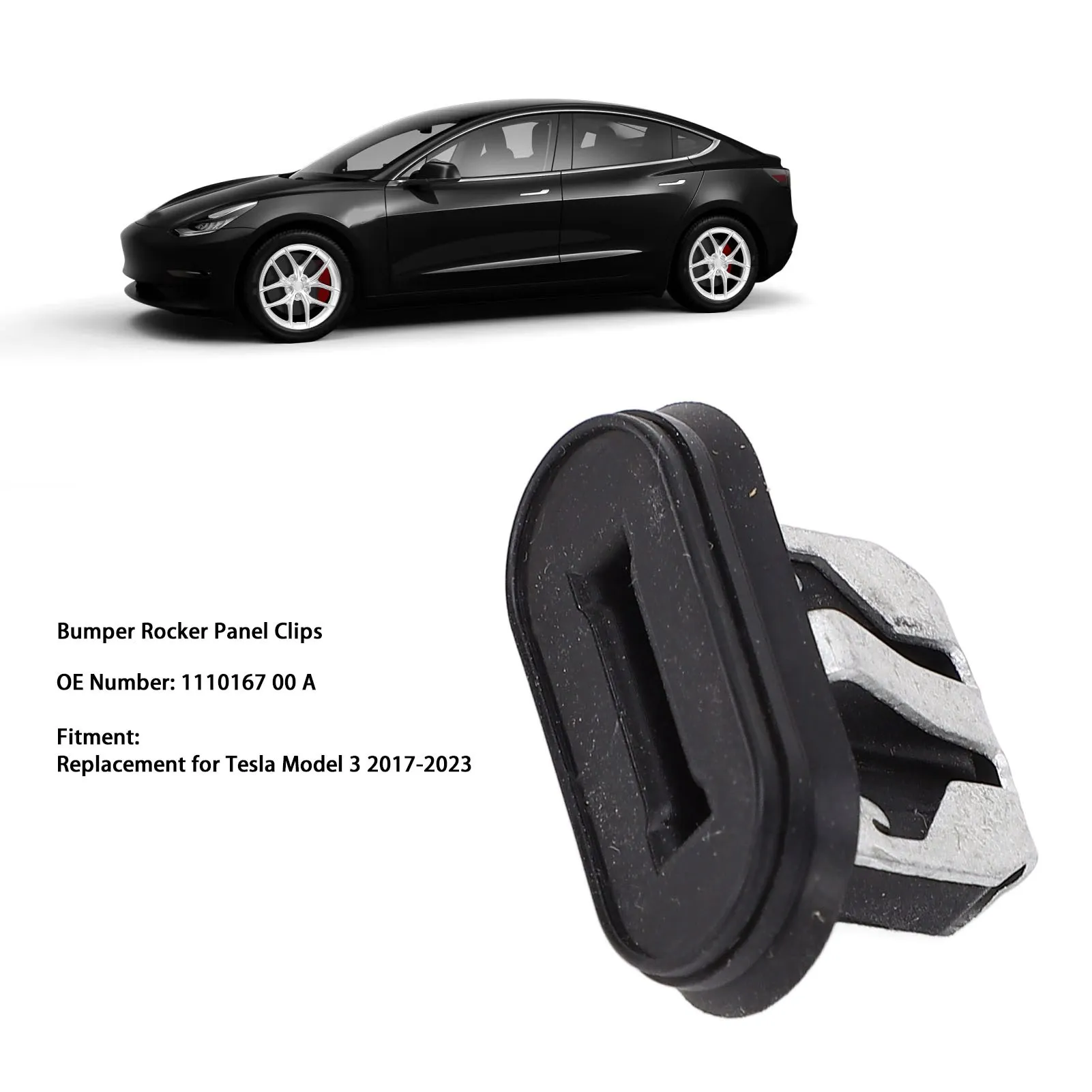 Bumper Rocker Panel Molding Trim Clips 1110167 00 A Replacement Leaf ...