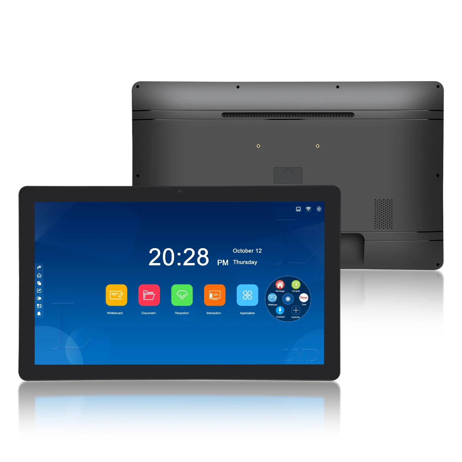 Wall Mounted 10.1 Inch Android Commerical Tablet 7*24H WIFI LAN KDS ...