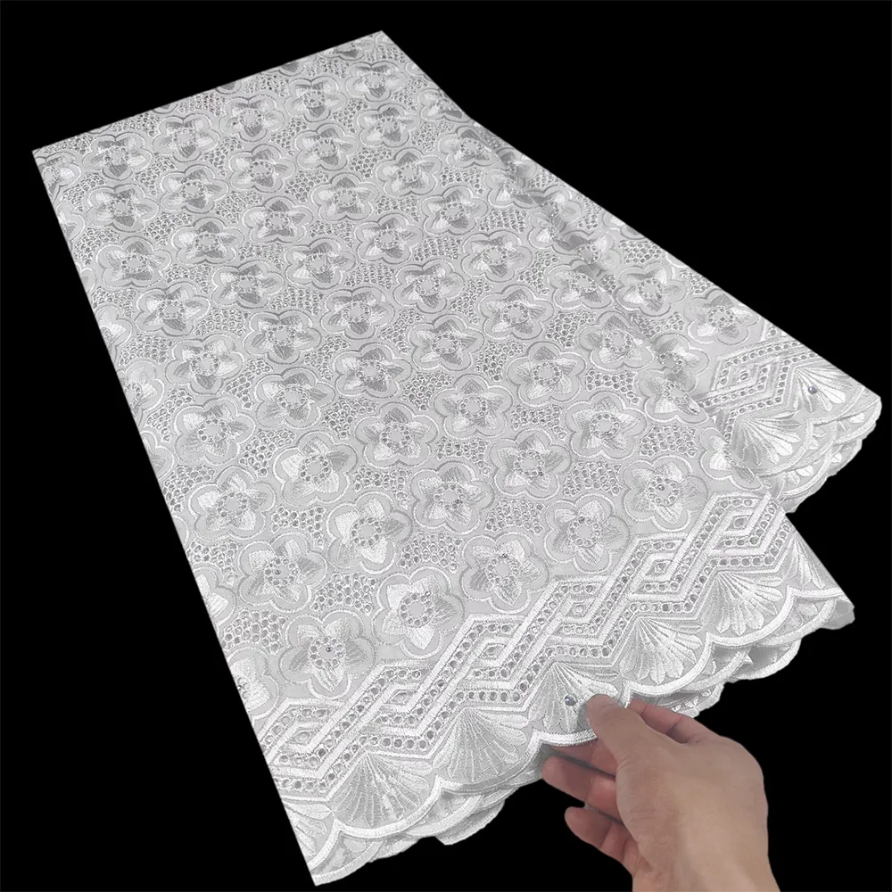 White-Lace-Fabric-Autriche-Brode-100-Cotton-Fabric-Swiss-Lace-Fabric ...