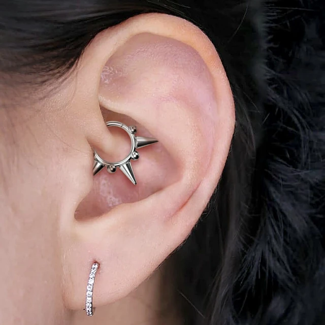 Triple Rook Piercing