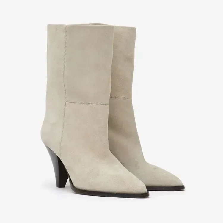 Nuevas-botas-cortas-puntiagudas-europeas-y-americanas-de-oto-o-invierno ...