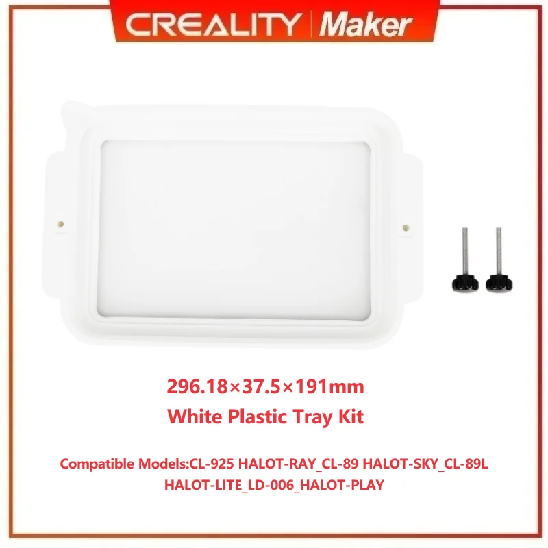 Creality-Kit-de-bandeja-de-pl-stico-blanco-para-impresoras-3D-CL-925 ...