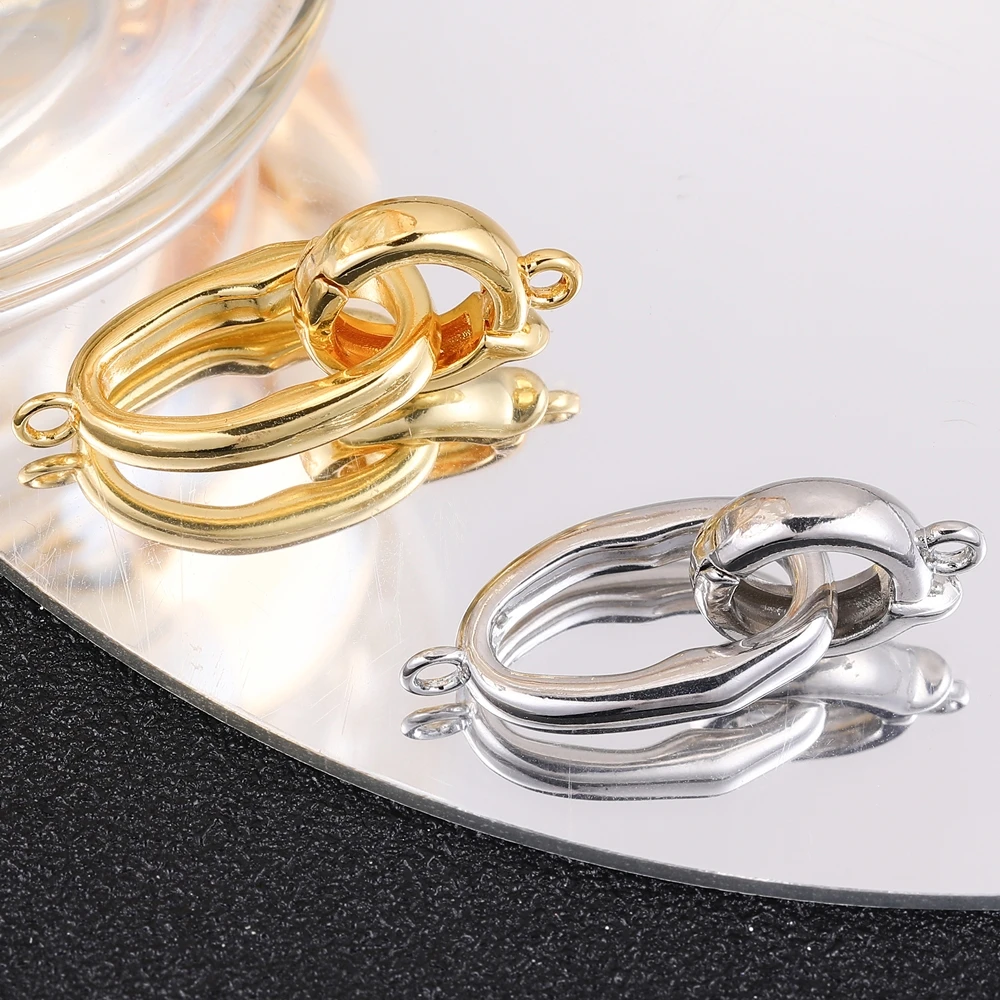 18K Gold Silver Plated Fastener – Art Options