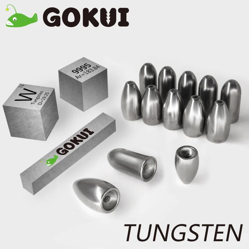 1-16-1-25oz-Tungsten-Weights-Fishing-Sinker-Tungsten-Bullet-Weight ...