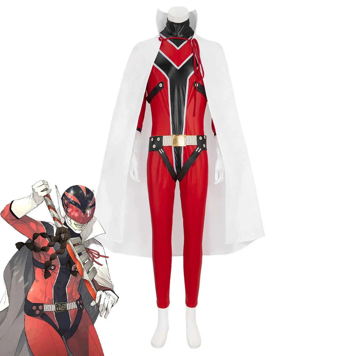 Go! Go! Loser Ranger! Sentai Daishikkaku Akabane Sousei Cosplay Costume ...