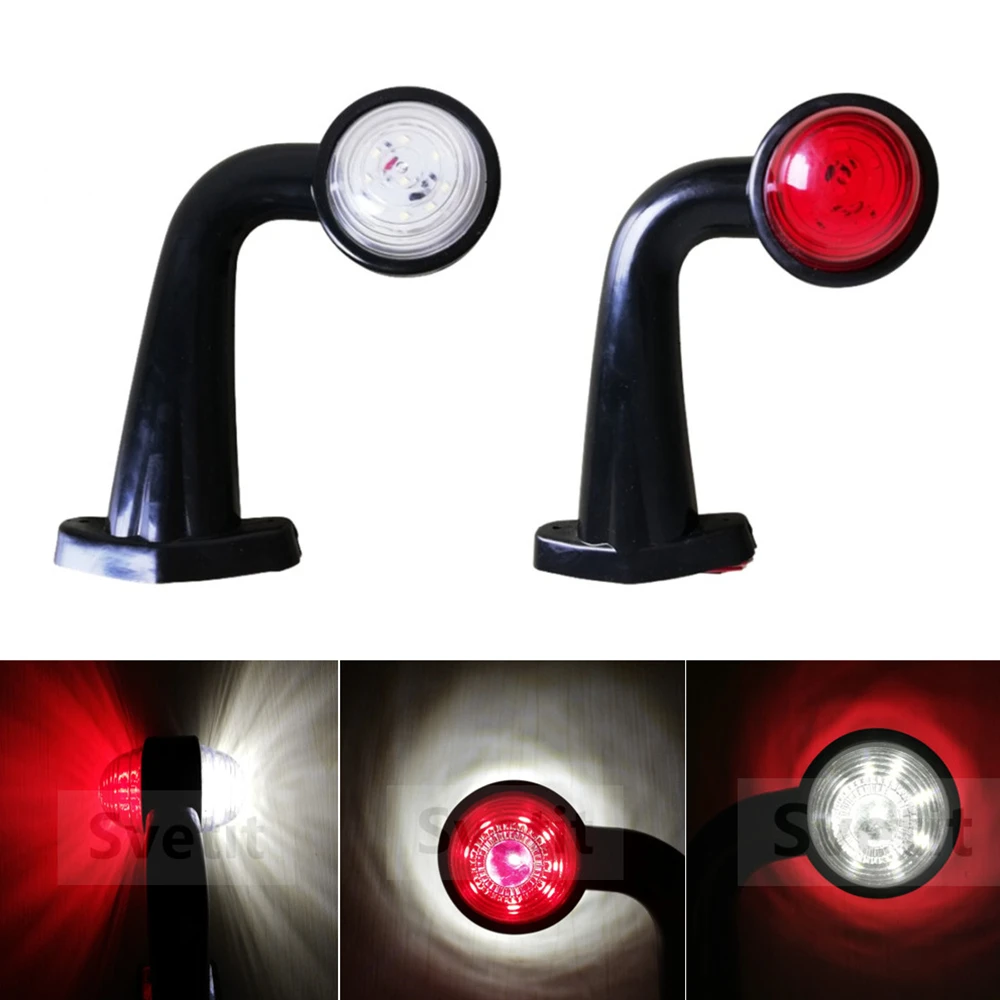 2Pcs Trailer Position Light 12V 24V LED Truck Clearance Lights Trailer ...