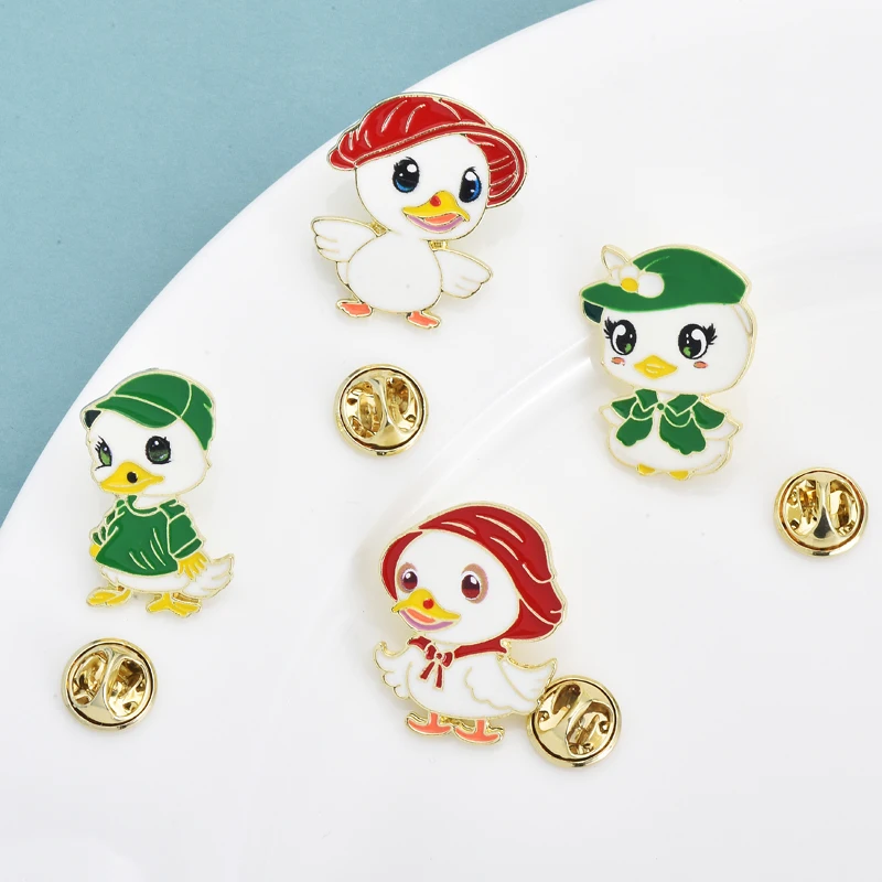 Wuli-baby-Cartoon-Duck-Collar-Pins-For-Women-Girls-Lovely-Enamel-4 ...
