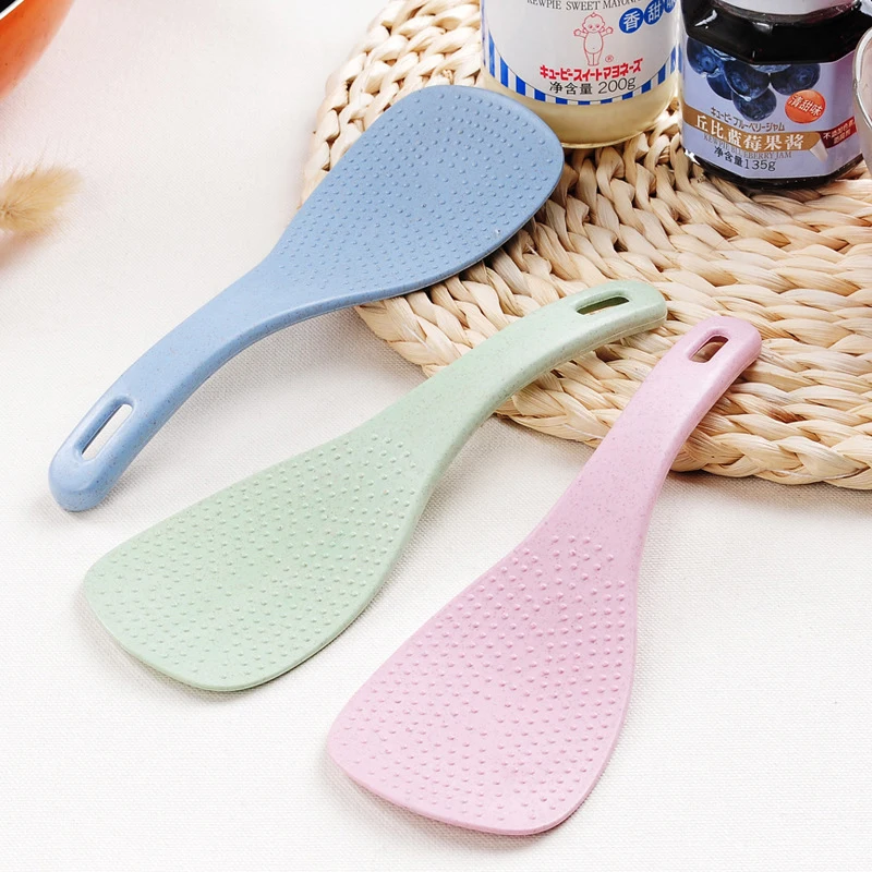 Rice-Spoon-Paddle-Plastic-Non-Stick-White-Rice-Cooking-Scoop ...