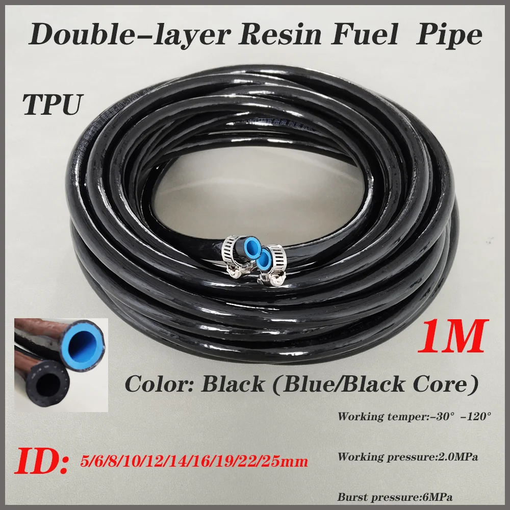 1Meter-TPU-Resin-Oil-Pipeline-Diesel-Hose-High-Temperature-Pressure ...
