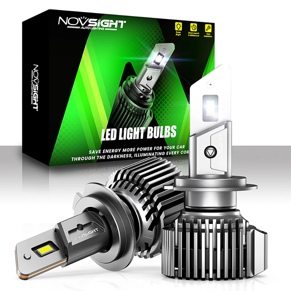 Novsight Light Bulbs H7 H11 Led Canbus H4 9005 Hb3 9006 Hb4 H8 H9 H13 Headlight Bulbs 100w ...