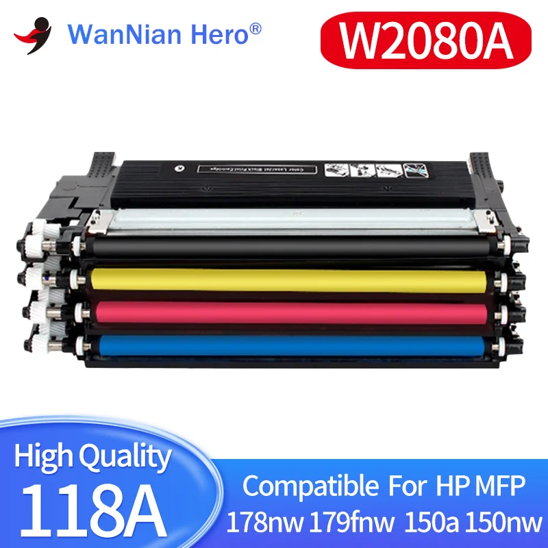 Cartucho-de-t-ner-118A-Compatible-con-impresora-hp-W2080A-W2081A-W2082A ...