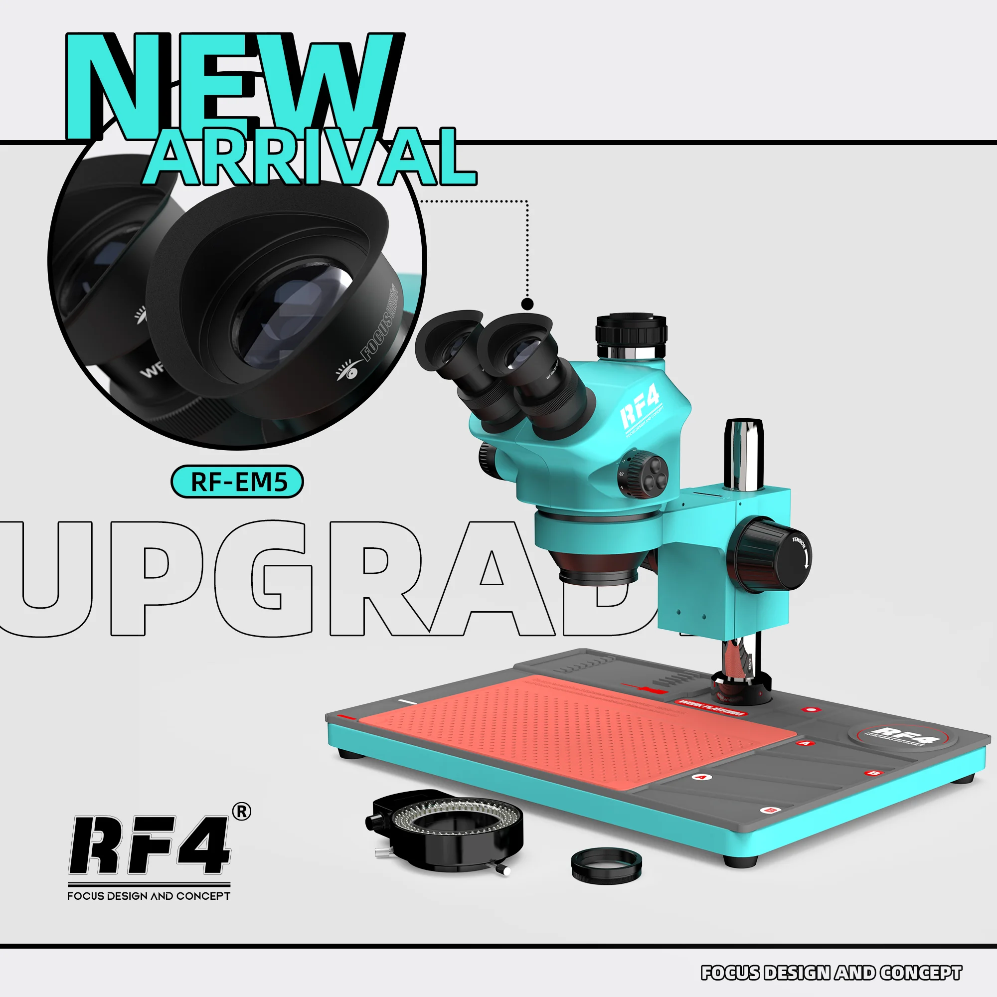 RF4-7-50X-Zoom-Observation-Dental-Practice-Industrial-Laboratory-Mobile ...