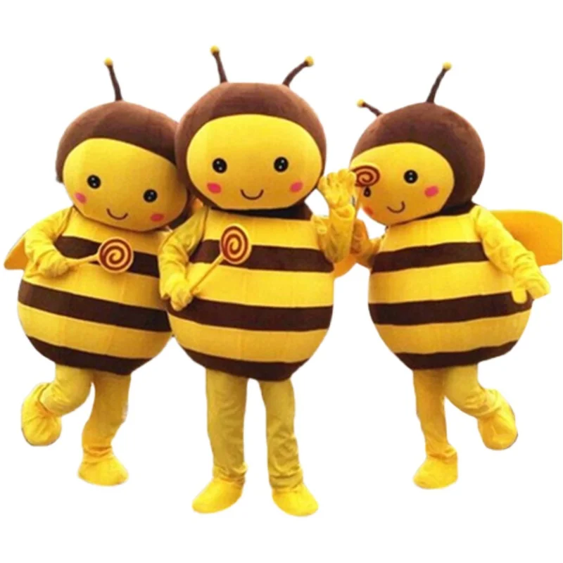 Bienen Cartoon Cosplay Maskottchen Kostüm Kleidung Erwachsenen Animation Requisiten Leistung ...