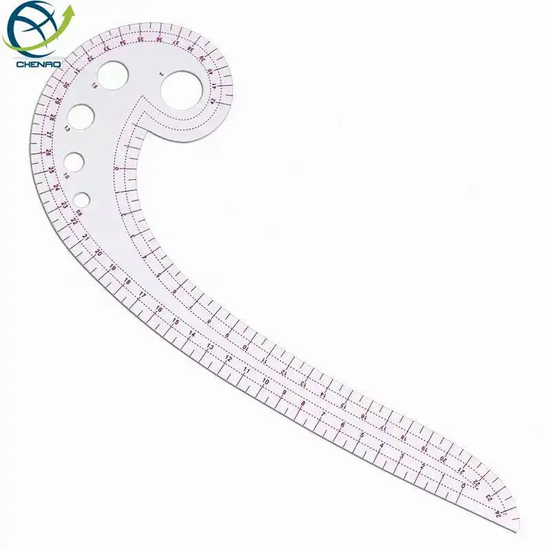Comma-Shaped-Curve-Ruler-Built-In-Scale-Of-Arc-Ruler-Soft-Plastic ...