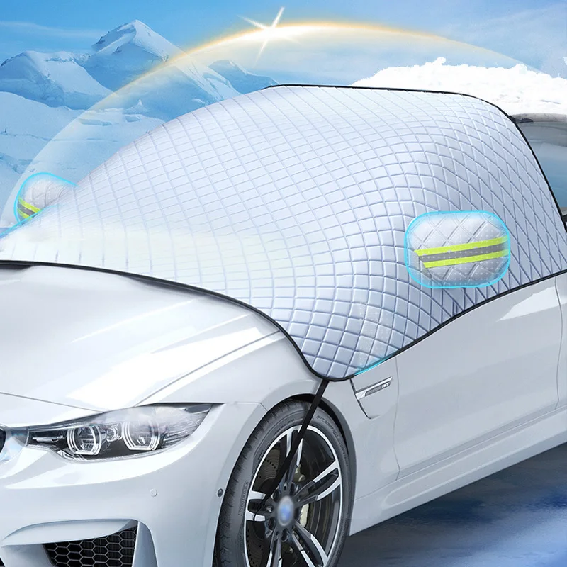 Universal-Car-Front-Windshield-Cover-Magnetic-Auto-Sunshade-Snow-Ice ...