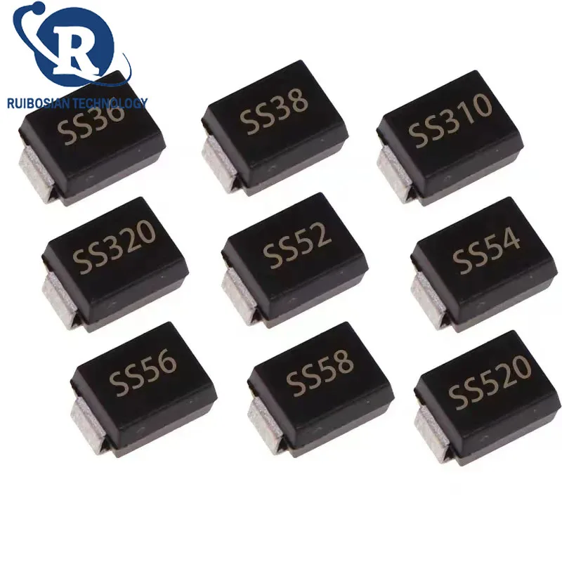 50PCS-Schottky-Diode-SMB-SS14-SS24-SS32-SS34-SS36-SS38-SS54-SS56-SS210-SS310-SS510-RS2M.jpg