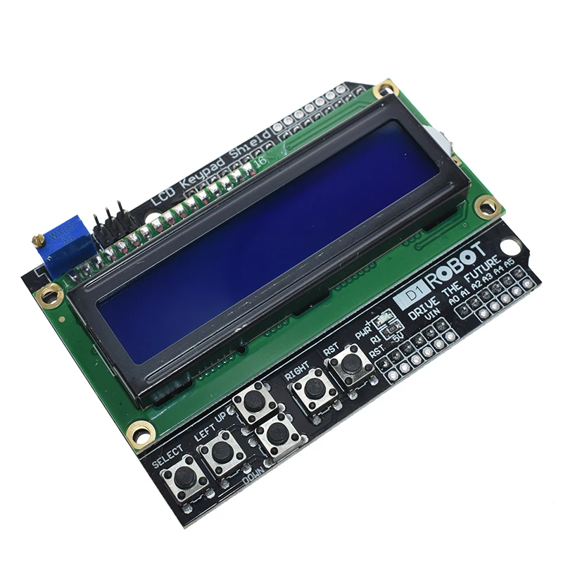 Lcd Keypad Shield Lcd1602 Lcd 1602 Module Display For Arduino Atmega328 Atmega2560 Raspberry Pi ...