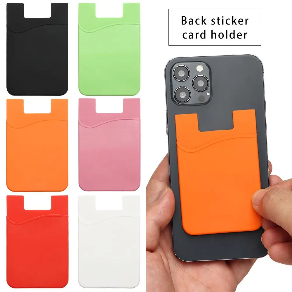Adhesive Sticker Cellphone Accessories Wallet Case Cell Phone Holder ID ...