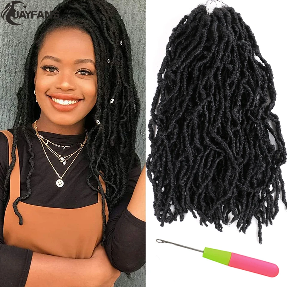 Short Faux Locs Crochet Hair 14 inch Soft Loks Crochet Hair Mèche Pour ...