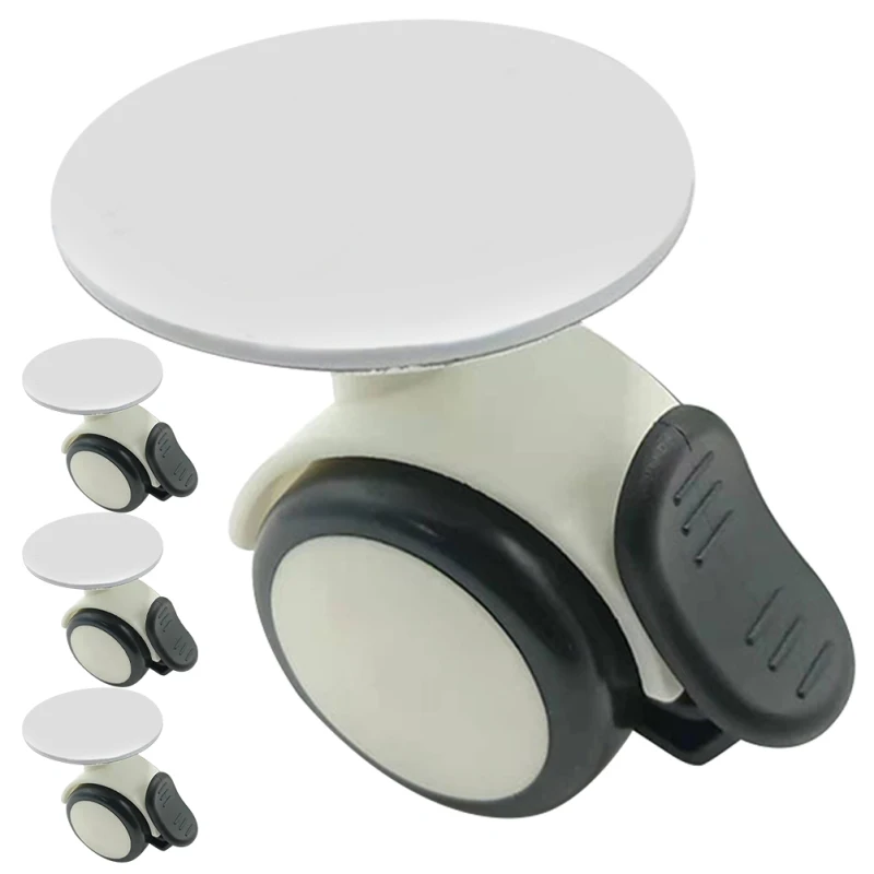 Roue - roulette,Roulettes pivotantes pour meubles,4 pièces,plaques ...