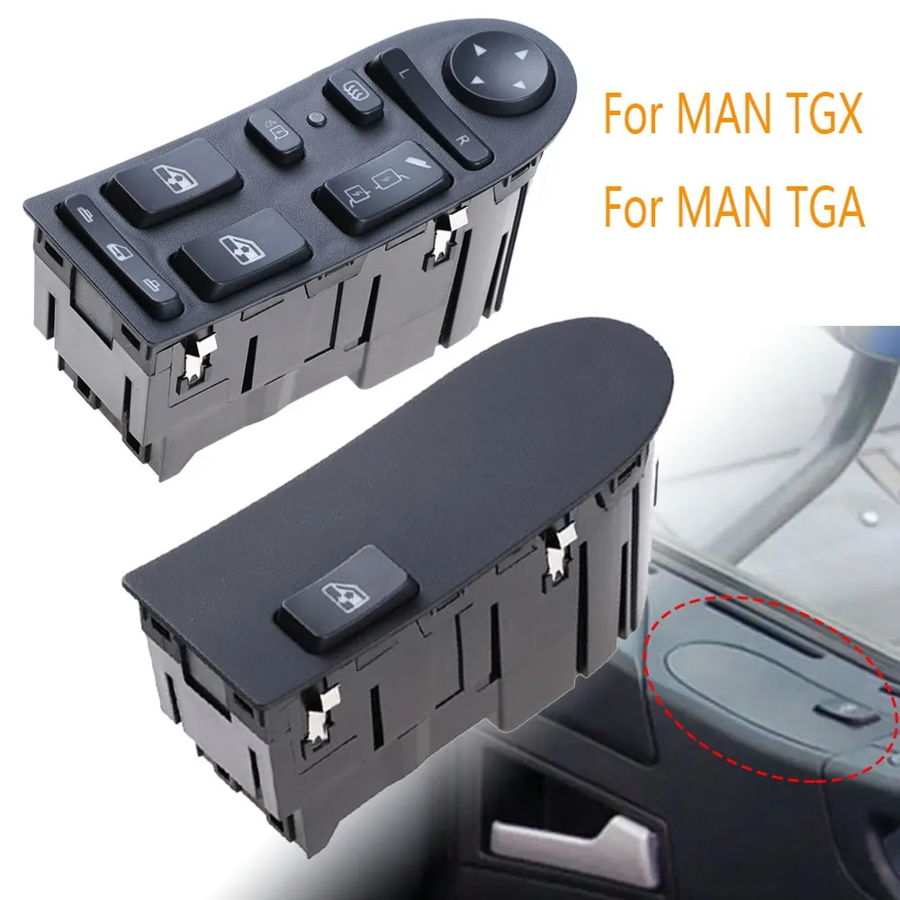 New Electric Power Window Control Switch for MAN TGA TGX Driver Side ...