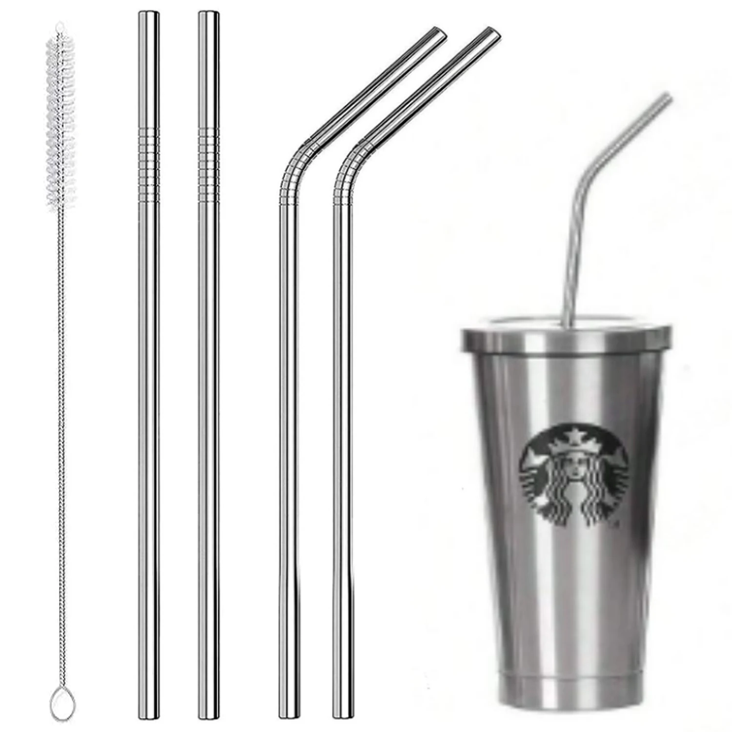 Metal Straws Stainless Steel Straws, Drinking Straws for 20/30 Oz Yeti ...