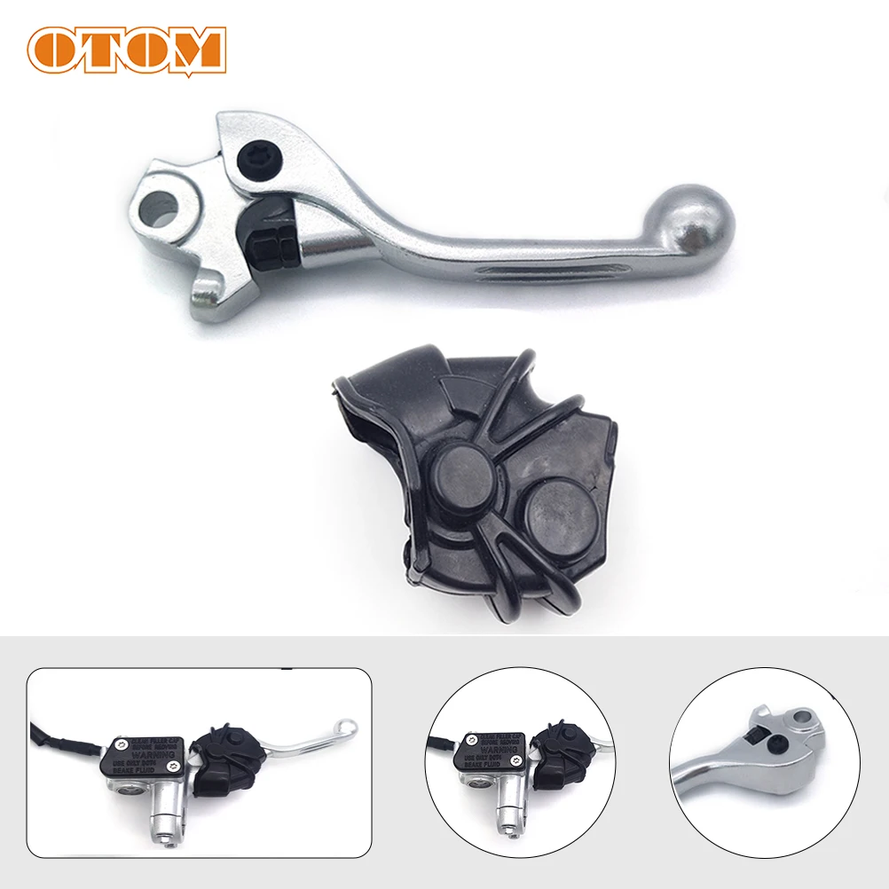 OTOM NEW Motorcycle Front Brake Lever Dust Cover Hydraulic Brake Master ...