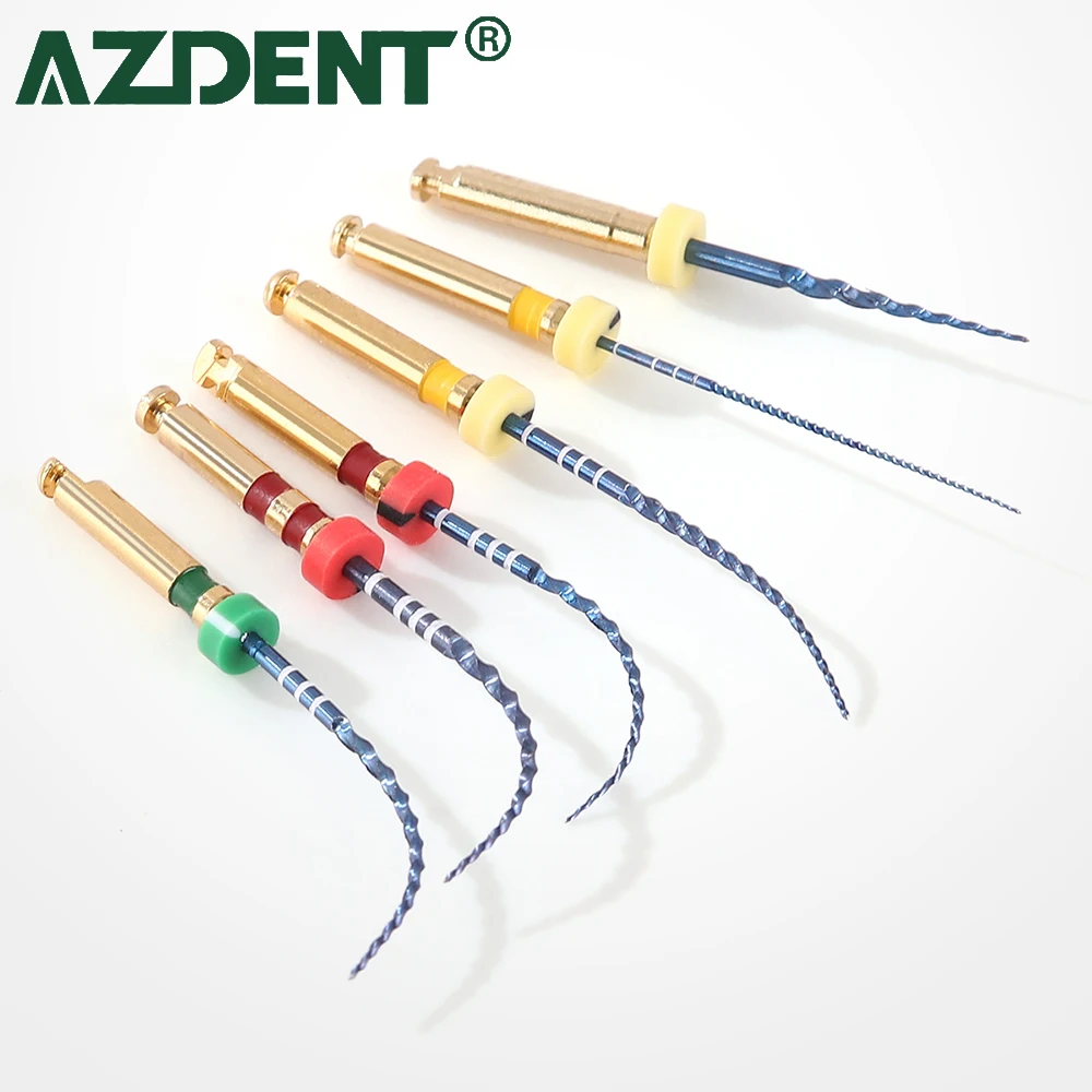 6-Pcs-Box-AZDENT-DENTAL-File-Endo-Niti-Heat-Activated-Endodontics-Files ...