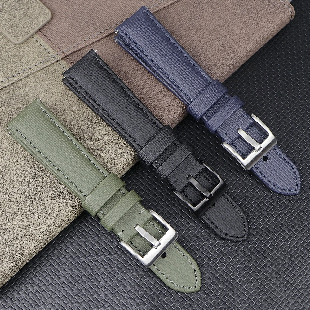 Premium-Waterproof-Fabric-Sailcloth-Watch-Band-Quick-Release-Watch ...