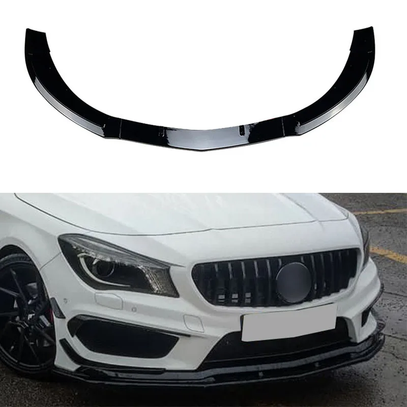 Car-Front-Bumper-Spoiler-Protector-Plate-Lip-Body-Kit-for-Mercedes-Benz ...