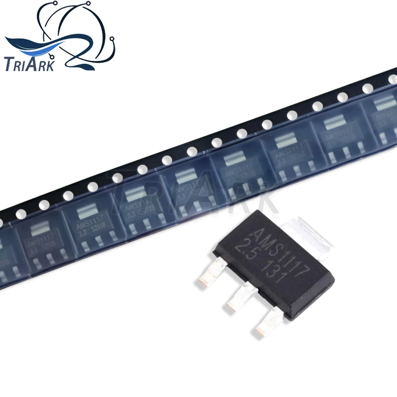 50pcs-AMS1117-3-3-AMS1117-5-0-AMS1117-3V3-AMS1117-1-2-AMS1117-1-5 ...