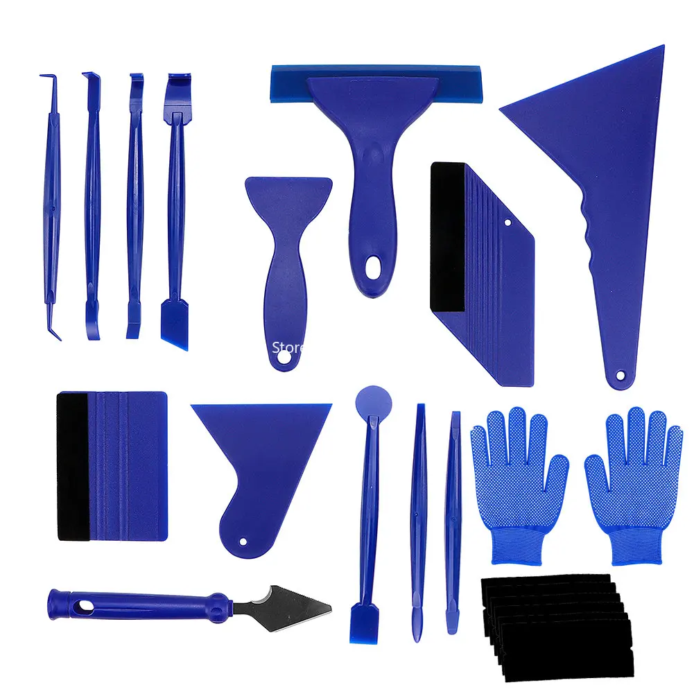 21PCS-Car-Vinyl-Film-Wrapping-Tools-Car-Sticker-Film-Scraper-Kit-Auto ...