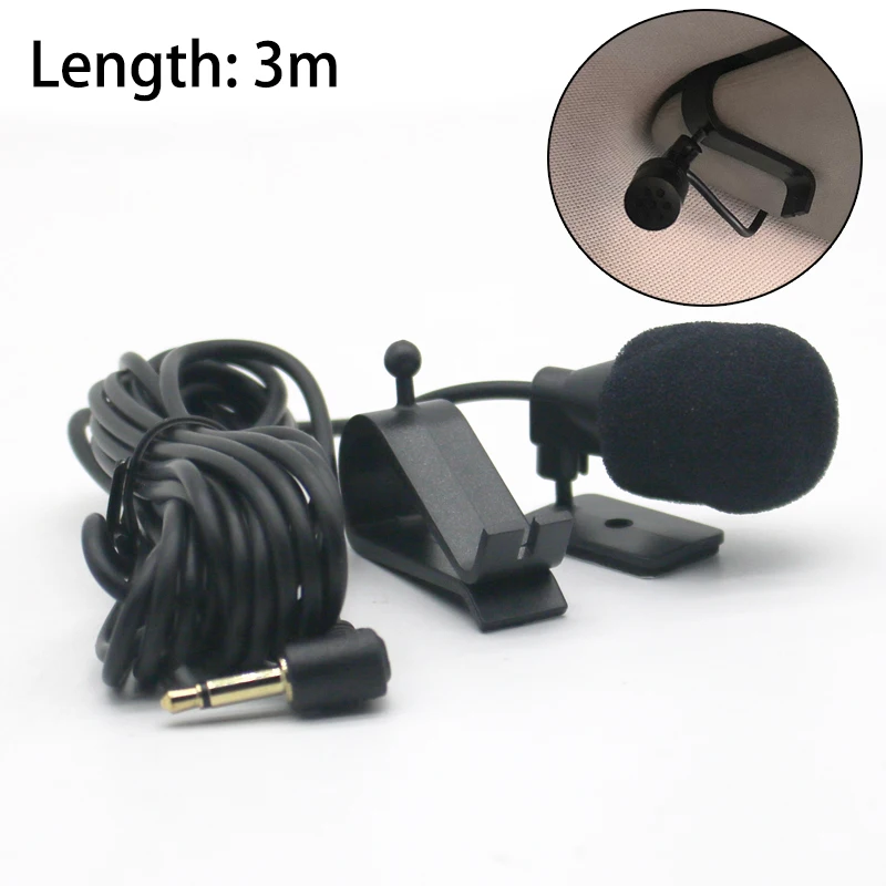 Car-Audio-Microphone-3-5mm-Clip-Jack-Plug-Mic-Stereo-Mini-Wired ...