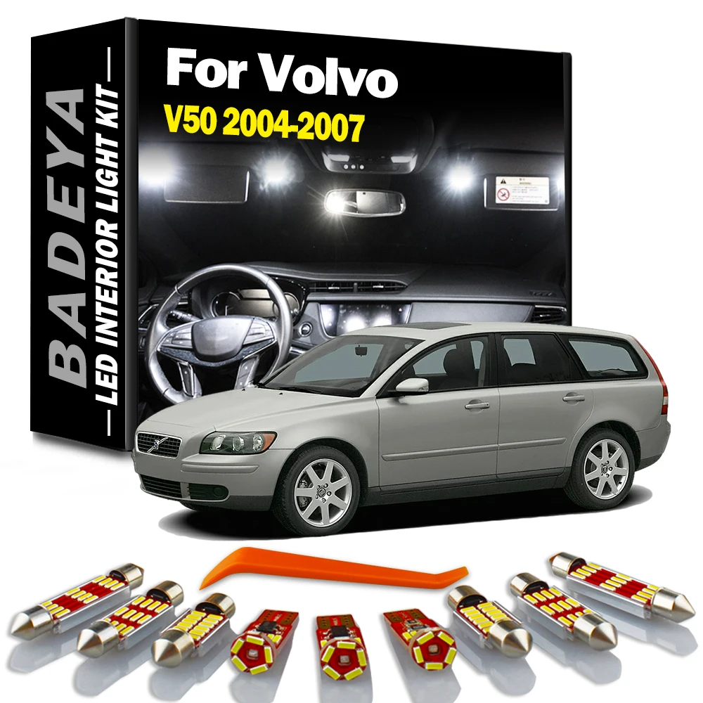 BADEYA 11Pcs LED Interior Reading Dome Map Light Trunk Bulb Kit For ...